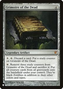 magic: the gathering - grimoire of the dead - the list