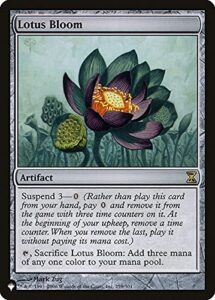 magic: the gathering - lotus bloom - the list