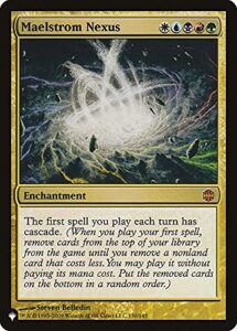 magic: the gathering - maelstrom nexus - the list