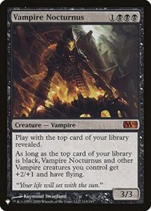 magic: the gathering - vampire nocturnus - the list