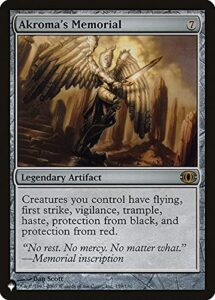 magic: the gathering - akroma's memorial - the list