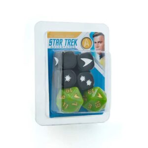 modiphius star trek adventures sciences division dice set revised, multi