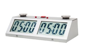 zmf-pro professional tournament chess game clock silver