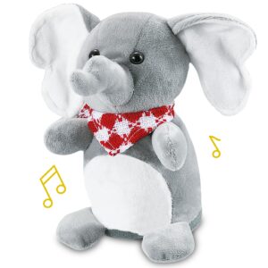 toy life infant toys for baby 18m+ months baby musical talking toys plush elephant toys - stuffed newborn toys with dancing singing toys for babies boys girls toddlers baby toys 18m+ months