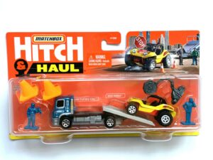 matchbox roadside assistance [hitch & haul] mbx flatbed king + baja bandit