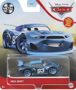 metal pixar cars nick shift, 1:55 scale die cast