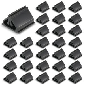 maitys 30 pieces game card stands plastic card stands diy board games stand for game party favor (black)