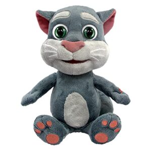 relsy talking tom & friends, my talking tom 12 inch plush toy with interactive features, talkback talking friends stuffed cuddly plush toy 12"