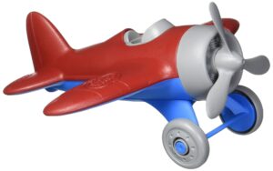 green toys airplane red - cb2