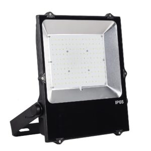 ostek 150w led flood light, 21000lm outdoor commercial lighting ip65 waterproof，450w hps equivalent, daylight 5000k, security floodlight for home, backyard, patio, garden etl dlc (150)