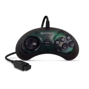 hyperkin m07016-sb gn6 premium controller for genesis