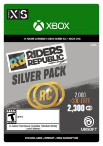 riders republic coins silver pack - 2,300 credits - xbox [digital code]