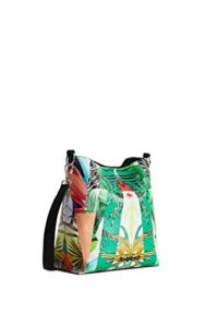 desigual womens casual shoulder bag, green, u us