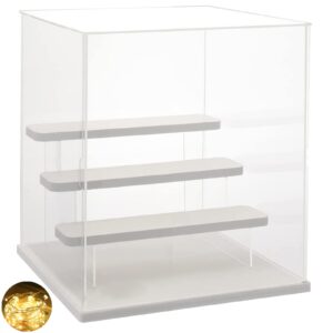 4-tier acrylic display case