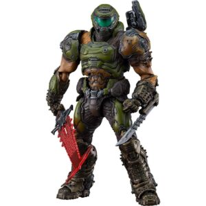 good smile doom eternal: doom slayer figma action figure, multicolor