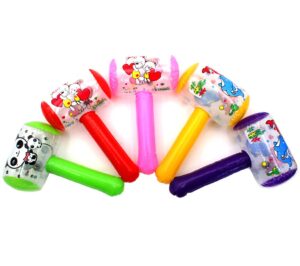 dzrige inflatable cartoon hammer with sound bell handle hammer funny toys for kids (random color)