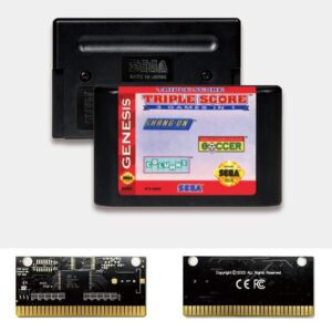 royal retro splatterhouse 3 - usa label flashkit md electroless gold pcb card for sega genesis megadrive video game console (region-free)