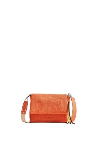 desigual womens casual across body bag, orange, u us