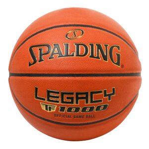 spalding tf-1000 jba legacy basketball no. 5 ball, official ball, brown basketball basket