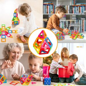 kidcheer magnet toys for 3+ year old boys and girls magnetic tiles stem gifts building toys for toddlers