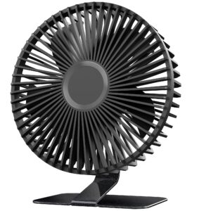 xasla 6'' usb desk fan, 4 speeds small desk fan, ultra quiet electric plug in, 90° adjustment, strong wind, usb powered, portable desktop table fan for home office