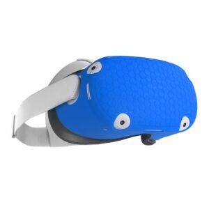 vr headset cover for oculus quest 2 blue