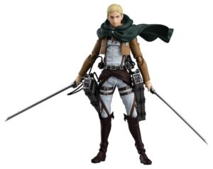 max factory attack on titan: erwin smith figma action figure, multicolor