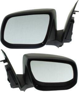 kool vue driver & passenger side mirrors for chevrolet colorado gmc canyon 2015-2022 textured