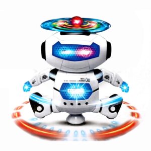 360 rotating smart space dance robot electronic walking toys