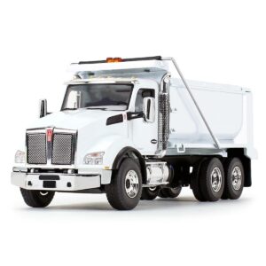 first gear white: kenworth t880 dump truck