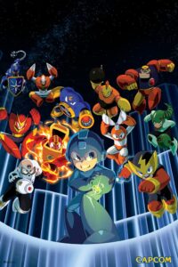 poster foundry mega man legacy collection video game video gamer classic retro vintage 90s gaming megaman capcom legacy collection megaman 11 mega man x dr wily thick paper print wall art 8x12