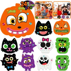 nc halloween craft kits for kids halloween foam crafts pumpkin crafts for kids self adhesive halloween stickers for kids halloween party crafts decorations halloween craft kits