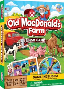 masterpieces kids games - old macdonald's farm bingo game