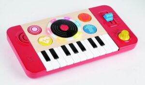 hape dj mix & spin studio musical toy, blue