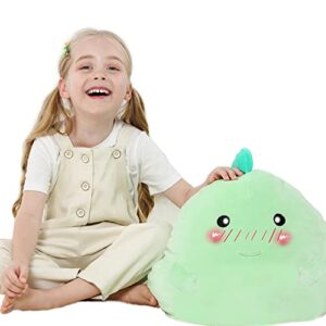 binggle 20in plush dino pillow toys, cute stuffed dinosaur animal doll soft plushies, ideal gift for boys & girls