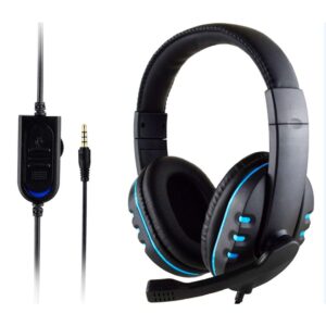 stereo wired gaming headsets with mic for ps4