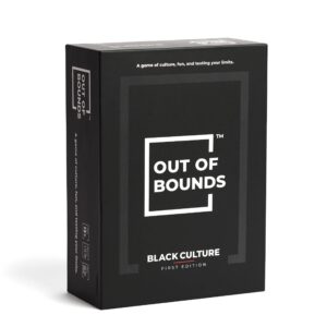 out of bounds: black culture - fun black taboo card game of guessing where you compete against the timer to guess the word