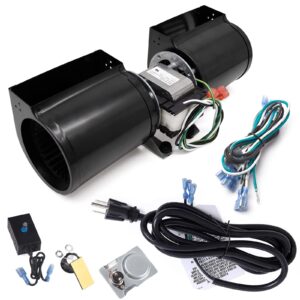 hipoilk gfk-160a gfk-160 fireplace blower fan kit for heat & glo, heat n glo, heatilator, quadra-fire, gti, and superior fireplaces