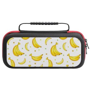 sweet banana fruit carrying case for nintendo switch protective portable hard shell pouch travel game bag