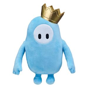 fall guys moose toys original blue bean skin official collectable 12" super soft cuddly deluxe plush toys from the ultimate knockout video game 3 characters to collect series 1,62550