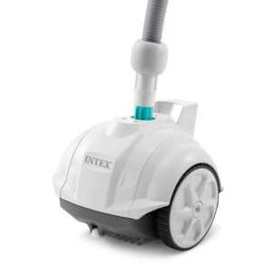 intex 28007e zx50 suction-side above ground automatic vacuum pool cleaner: for smaller pools – cleans pool floor – removes debris – removable filter tray – 21ft tangle free hose