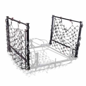 titan attachments 6' x 8' hydraulic harrow wing kit fits 8 ft harrow drawbar, drag chain harrow attachment landscaping