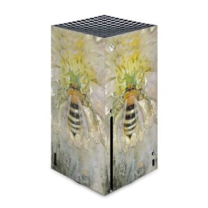 head case designs officially licensed stephanie law bee art mix vinyl sticker gaming skin decal cover compatible with xbox series x console