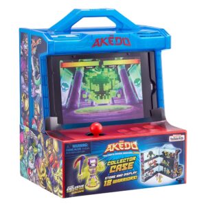 akedo - ultimate arcade warriors collector case mini battling action figures ready, fight, split strike,multicolor,14241, for ages 6+