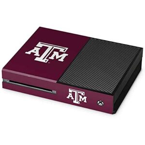 skinit decal gaming skin compatible with xbox one console - officially licensed college texas a&m university design