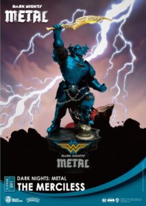 beast kingdom dark nights: metal the merciless ds-091 d-stage 6 inch statue, multicolor