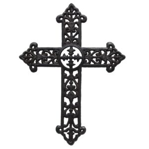 ontrip metal crosses wall decor, crosses wall decor 15'', hanging crosses wall decor, celtic cross wall decor, gifts for families and friends