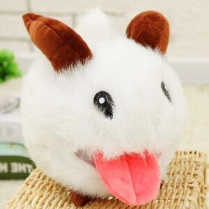 poro plush toy, animals plush stuffed toys, poro kids plush toys, ice festival festival finite plush doll. for home decoration, bedroom decoration, children gifts