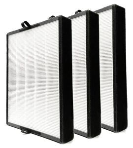 nispira true hepa filter replacement compatible with breathe 45i smart flex air purifier. compared to part b4-odor, 3 packs