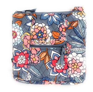 vera bradley womans crossbody bag tropical evening quilted cotton